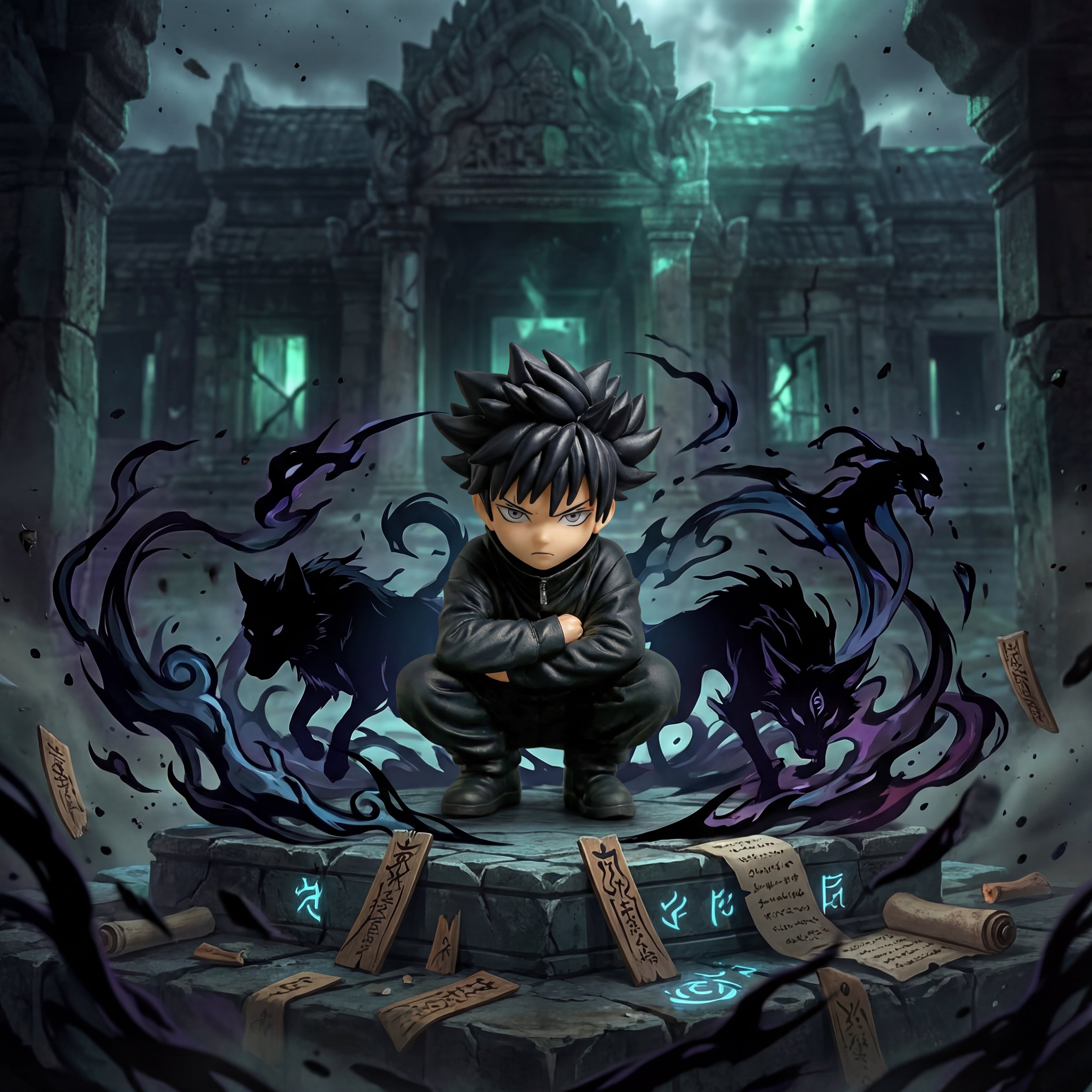 Megumi Fushiguro Action Figure – Jujutsu Kaisen – Cursed Collectibles